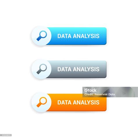 Data Analysis Buttons Stock Illustration Download Image Now Analyzing Business Chart Istock