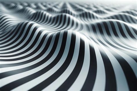 Abstract Waveforms Premium Ai Generated Image