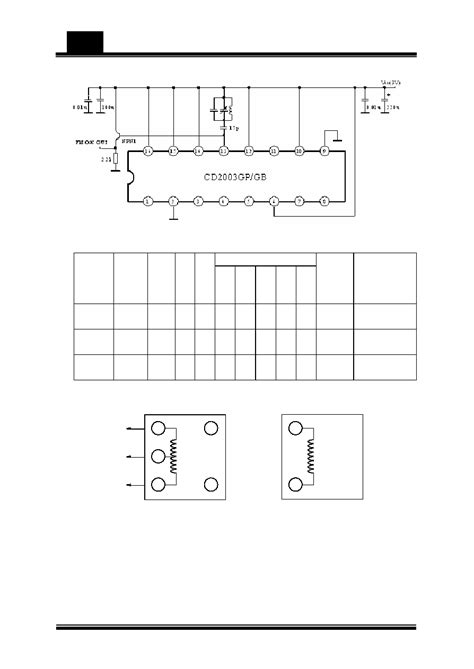 Cd2003gb Datasheet 4 7 Pages Etc2 Fm Am Radio Ic