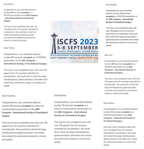 Bashar Hassan Md On Linkedin Plasticsurgery Craniofacial Research Conference Meeting