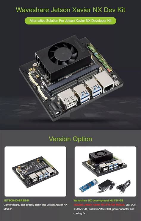 16GB NVIDIA Jetson Xavier NX Developer Kit AI Power