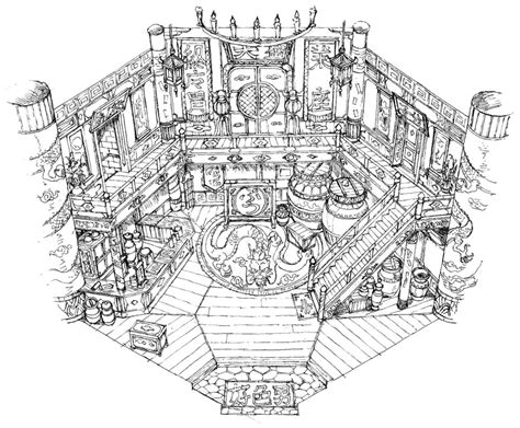 Don Corneo Mansion Lobby Art From Final Fantasy Vii Art Artwork