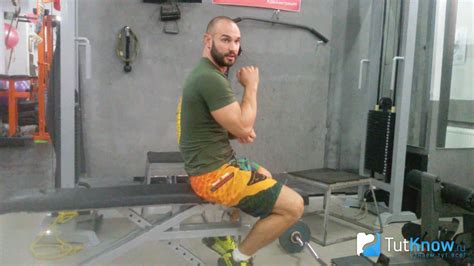Французский жим лежа со штангой техника упражнения Youtube