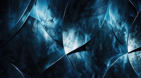 Premium Photo Abstract Blue Metallic Background