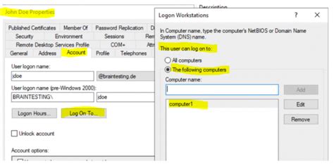 Prevent Members From Domain Users Group To Logon By Default To Any Domain Joined Computers