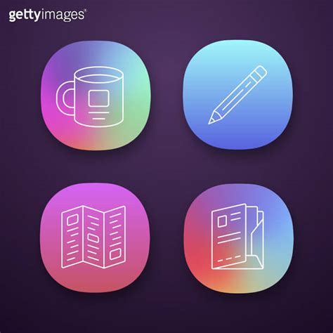 Business Attributes App Icons Set Ui Ux User Interface Web Or Mobile
