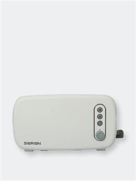 Berghoff Seren Side Loading Toaster With White Cream Panel White