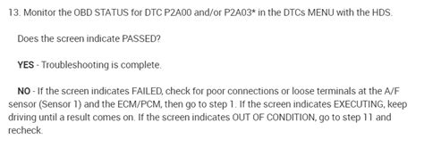 Engine Light Code P2A03 I Recently Replaced The O2 Sensor On My