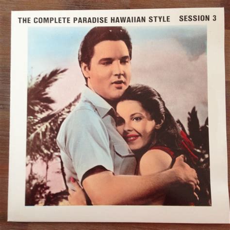 Elvis Presley The Complete Paradise Hawaiian Style Sessions 3 Vinyl