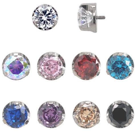 Threaded Titanium Wholesale Element Body Jewelry