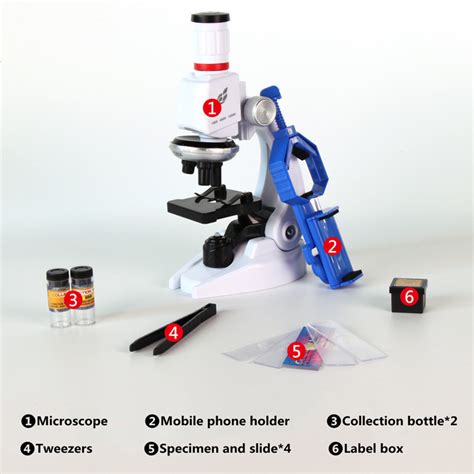 100x 400x 1200x Microscope Kit Laboratory Biologic Grandado