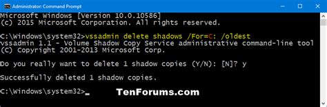 Delete System Restore Points In Windows 10 Tutorials
