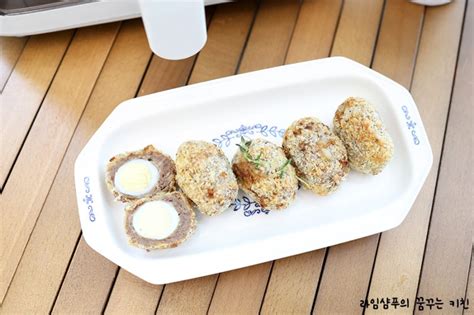 에어프라이기 요리 스카치에그 깐 메추리알 요리 네이버 블로그