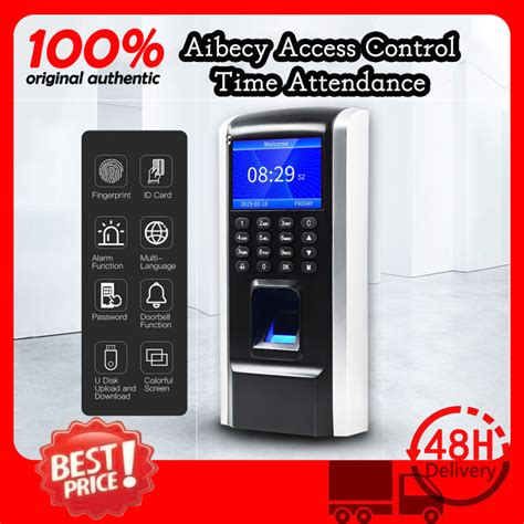 M12 Fingerprint Access Control Time Attendance Machine Biometric Time Clock Employee Checking In