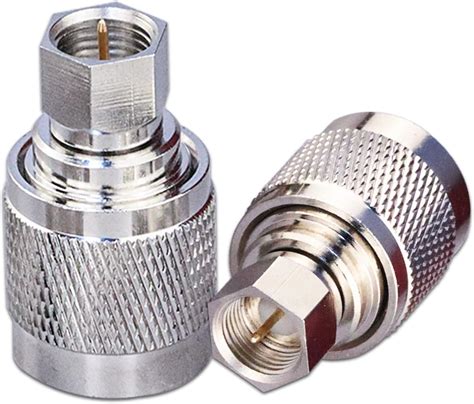 N To F Coax Adapter Tuolnk N Type Male To F Type Male Coaxial Connector For Coax Cable Router 2