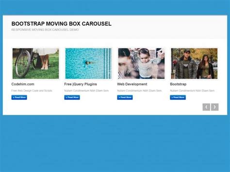 Add Multiple Items Per Slide In Bootstrap Carousel — Codehim