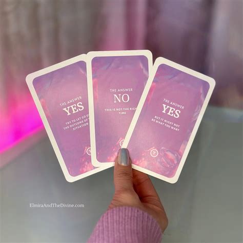 Ask Me Oracle Yes Or No Oracle Deck Clarifying Cards Tarot Etsy