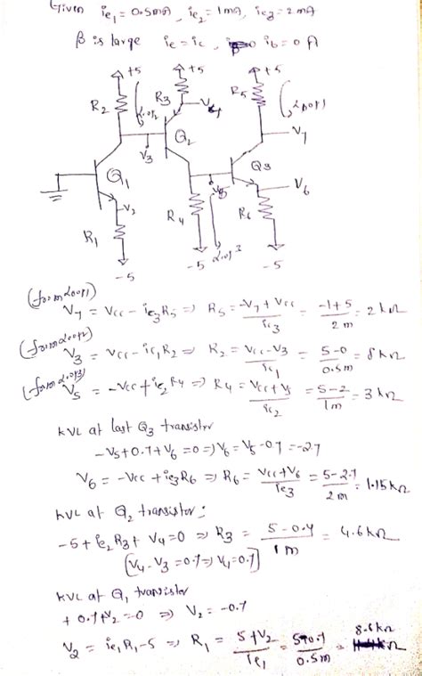 9 using b 00 design the circuit shown so that the emitter currents of