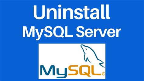 彻底卸载 Mysql Server And Workbench 告别残留文件 Completely Uninstall Mysql Server