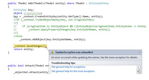 C How To Add New Value With Generic Repository If There Are Foreign Keys Ef 4 Stack Overflow