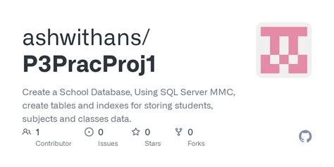 GitHub Ashwithans P PracProj Create A Babe Database Using SQL Server MMC Create Tables