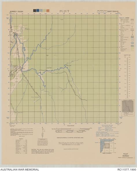 Pujut Borneo 1 50 000 Sheet 2844 Iii Australian War Memorial