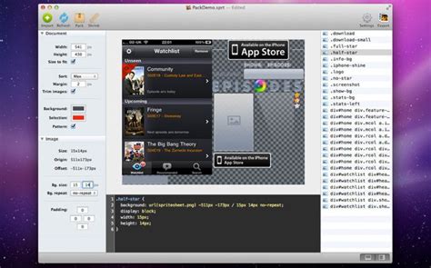 There Is A New Mac App Called Spriteright For Doing Css Sprites That Is