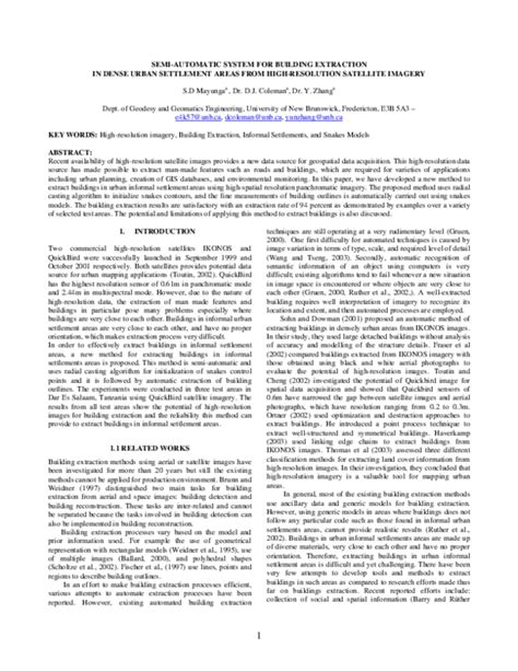 Pdf Semi Automatic Building Extraction In Dense Urban Settlement