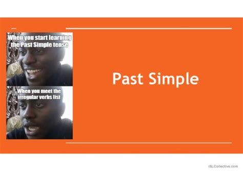 327 Past Simple Tense English Esl Powerpoints