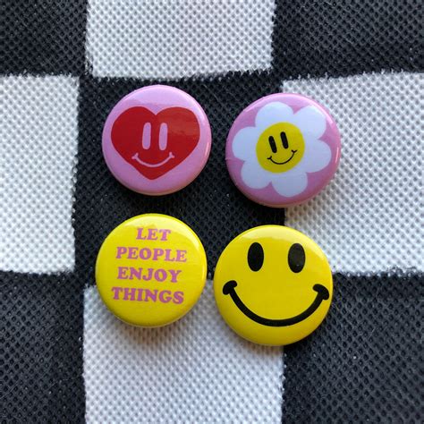 Tiny Button Pack V1 Cute Pins Cartoon Button Pin Etsy