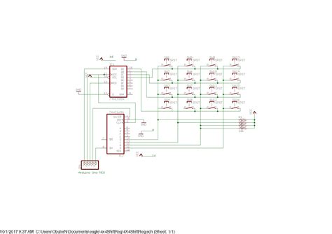 Arduino 4x4 Matrix Keypad With Io Shift Register Stack Overflow
