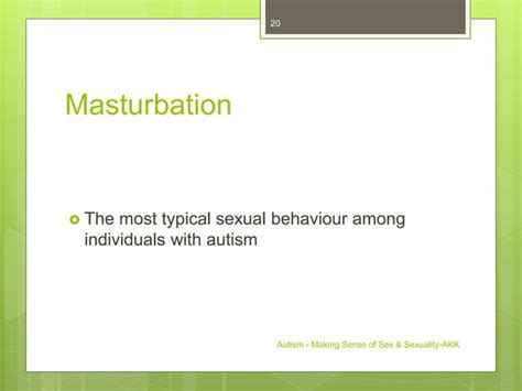 Autism And Sexuality Pptx Sexual Conditions Sexual Health