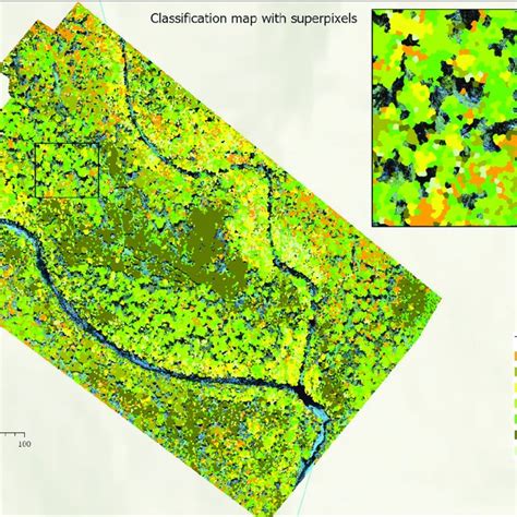 Classification Map Using Superpixels Inset Shows Classification In A Download Scientific