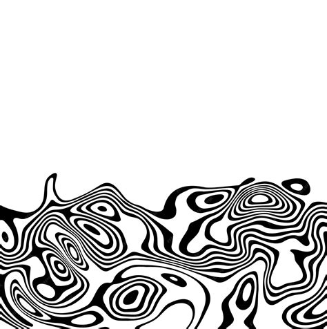 Premium Vector Abstract Curved Black And White Optical Illusion