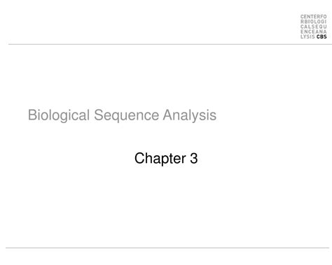 Ppt Biological Sequence Analysis Powerpoint Presentation Free
