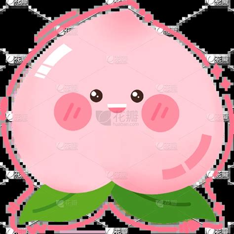 果蔬通用 可爱描边拟人水果元素素材 花瓣网