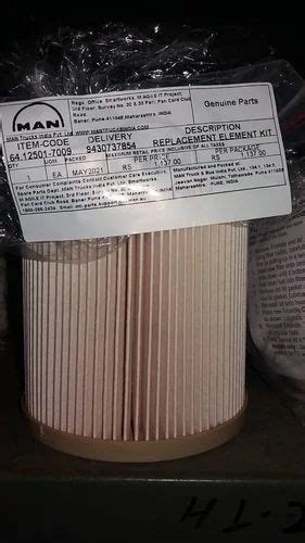 Tipper 64 12501 7009 Replacement Element Kit Engine Capacity Ad Model Name Number Man At