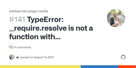 Typeerror Requireresolve Is Not A Function With Nfigcjs