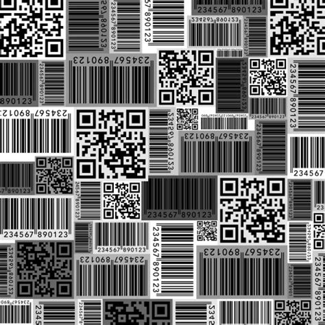 Barcode Style Pattern Grunge Wallpaper Royalty Free Vector