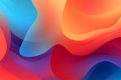 Premium Ai Image Abstract Background With Dynamic Shapes And Gradients
