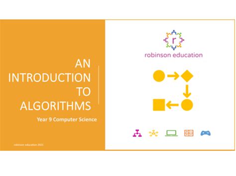 An Introduction To Algorithms Key Stage 3 Teaching Resources