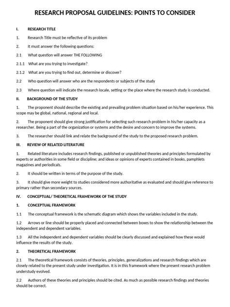 Guidelines For Research Proposal Pdf Statistics Sampling Statistics