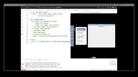 Quick Demo Calva For Clojure Gui App Dev In The Browser Youtube