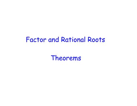 jan 12 binomial factor theorm ppt
