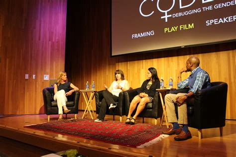 The Th Screening Of CODE Debugging The Gender Gap Is Shown During Newton Lecture Series UC