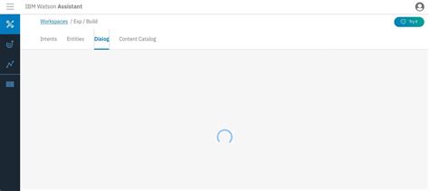 Chatbot Ibm Watsons Section Dialog Isnt Working Stack Overflow