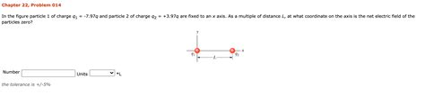 Solved Chapter 22 Problem 014 In The Figure Particle 1 Of Chegg Com