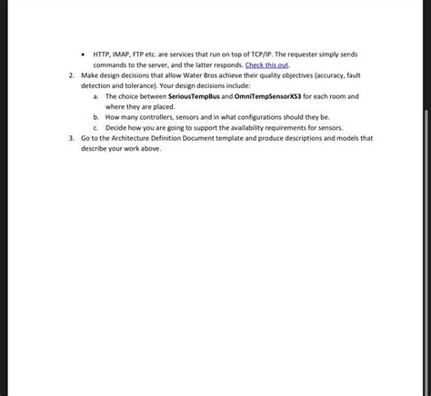 Solved Assignment 3 Architectural Description Overview