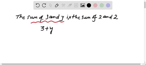 SOLVED The Sum Of X And Is The Product Of And The Sum Of And Y Is The Sum Of And