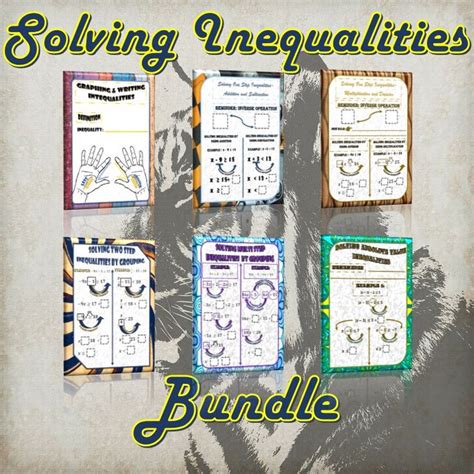 Solving Inequalities Bundle Guided Notes And Practice Solving